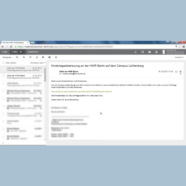 Related Media - Tutorial zu Open Xchange (Webmail Studierende) - Medien ...